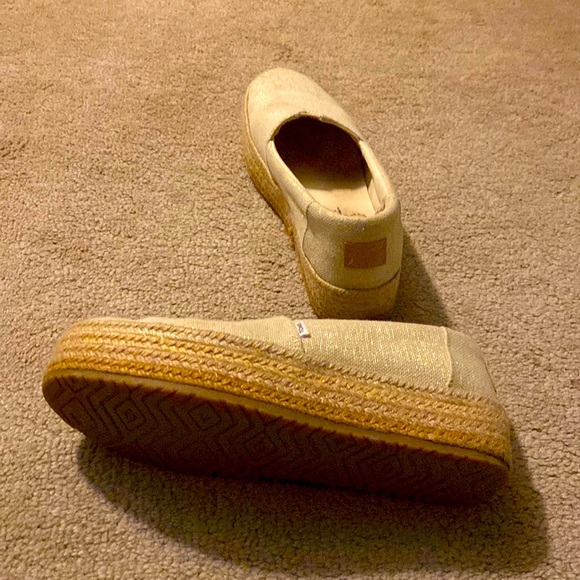 Toms | Shoes | Toms Valencia Platform Espadrilles Size 9 | Poshmark
